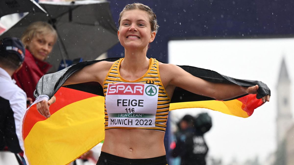 Leichtathletik-EM München: Saskia Feige erfüllt sich Medaillentraum ...