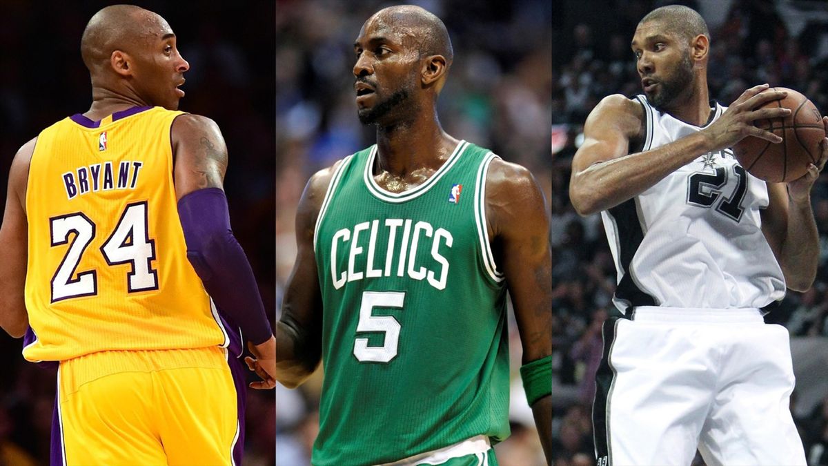 La leggenda di Tim Duncan, Kobe Bryant e Kevin Garnett: la NBA è ...