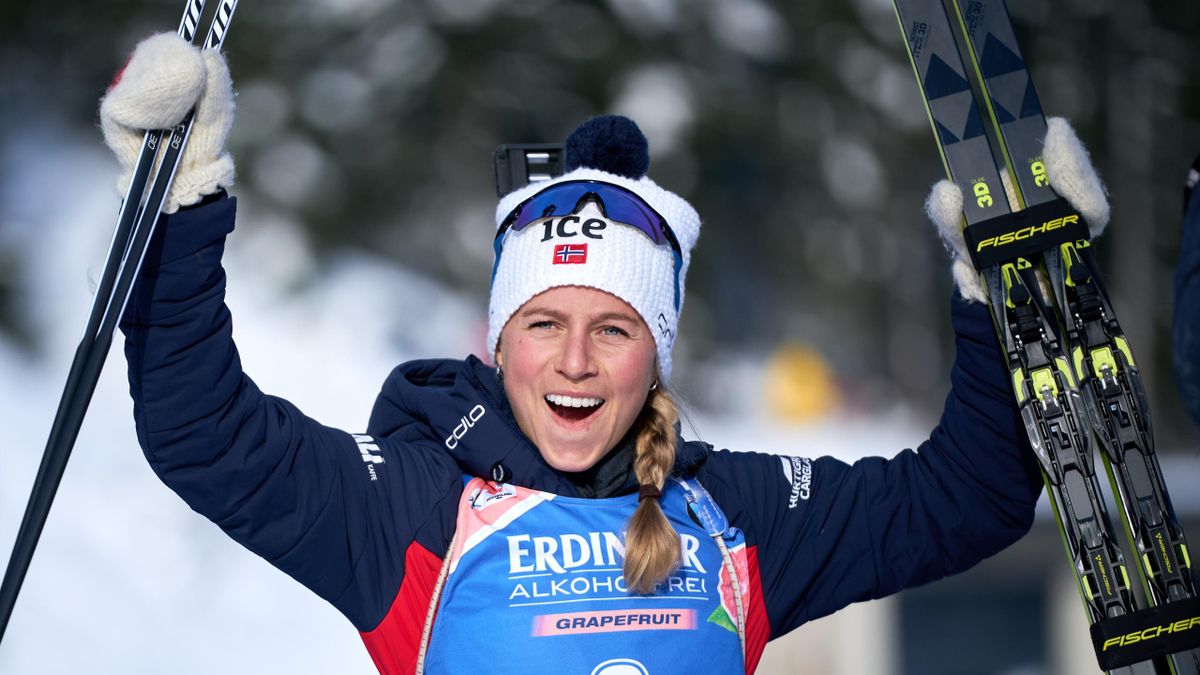Tiril Eckhoff s'offre le triplé à Annecy en remportant la mass start ...