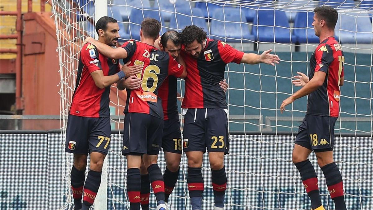 Genoa, tre nuovi positivi al Covid: 19 in totale - Eurosport