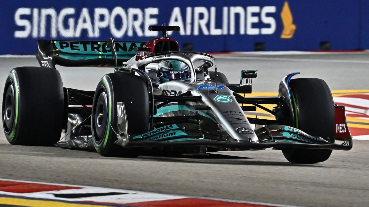 GP von Singapur: George Russell startet aus Boxengasse - Sebastian ...