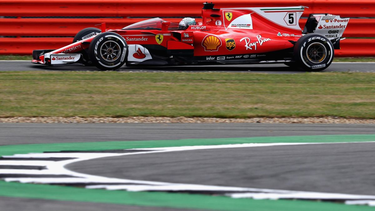 Sebastian Vettel (Ferrari) "pris de vertige" avec le bouclier ! - Eurosport