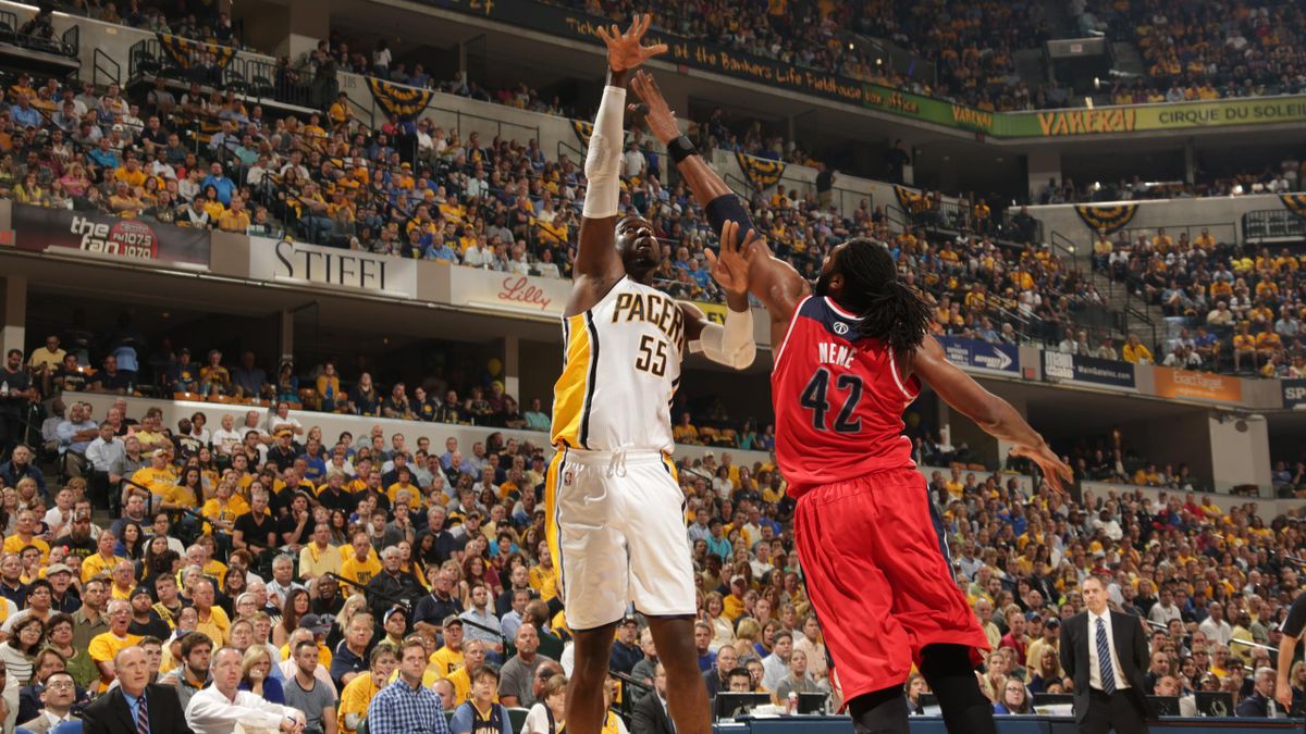 NBA Playoffs - Le grand réveil de Roy Hibbert (Indiana Pacers) - Eurosport