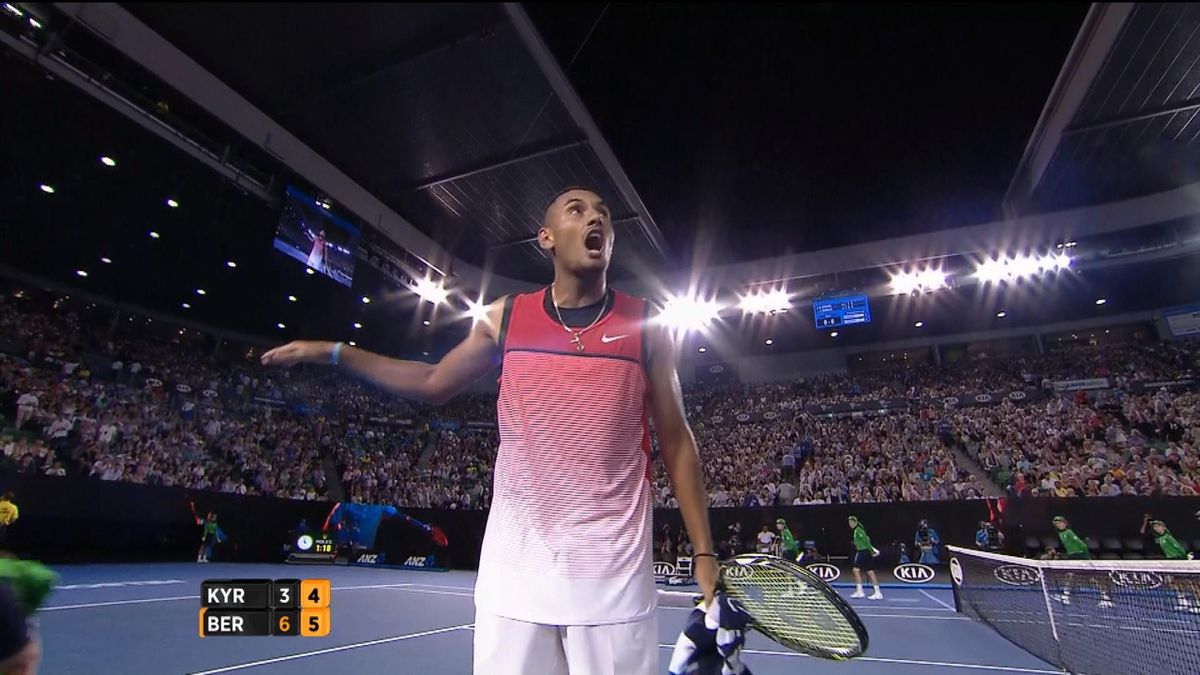 Nick Kyrgios rages at umpire during match - Eurosport