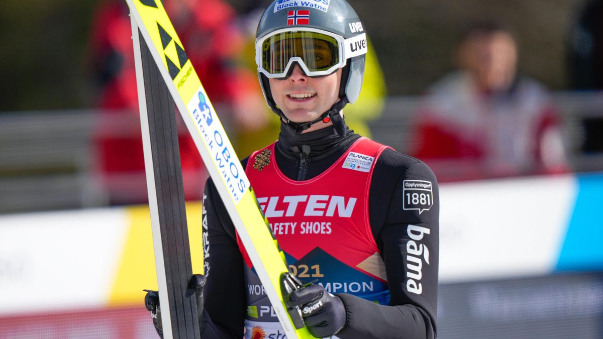 Riiber i ledelsen etter hoppdelen – nordmann disket - Eurosport