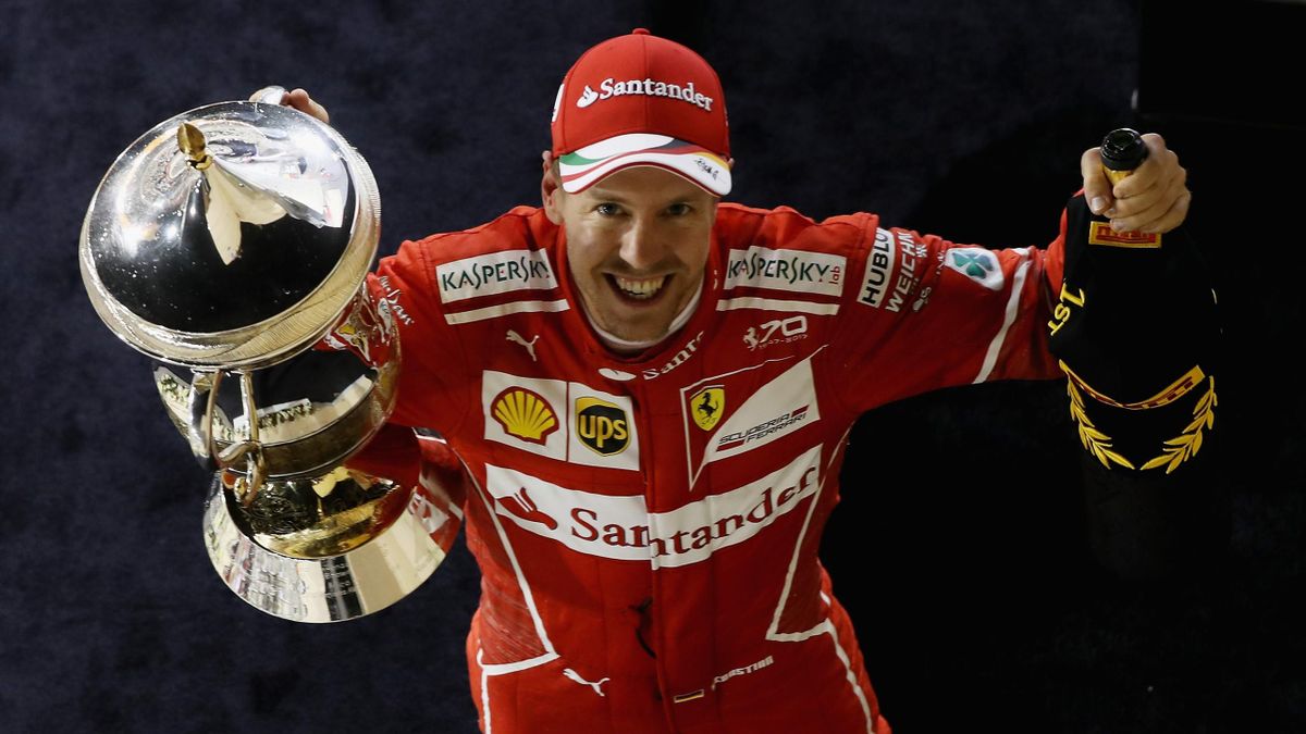Vettel: “Buona Pasqua, grazie mille! La macchina è stata un piacere ...