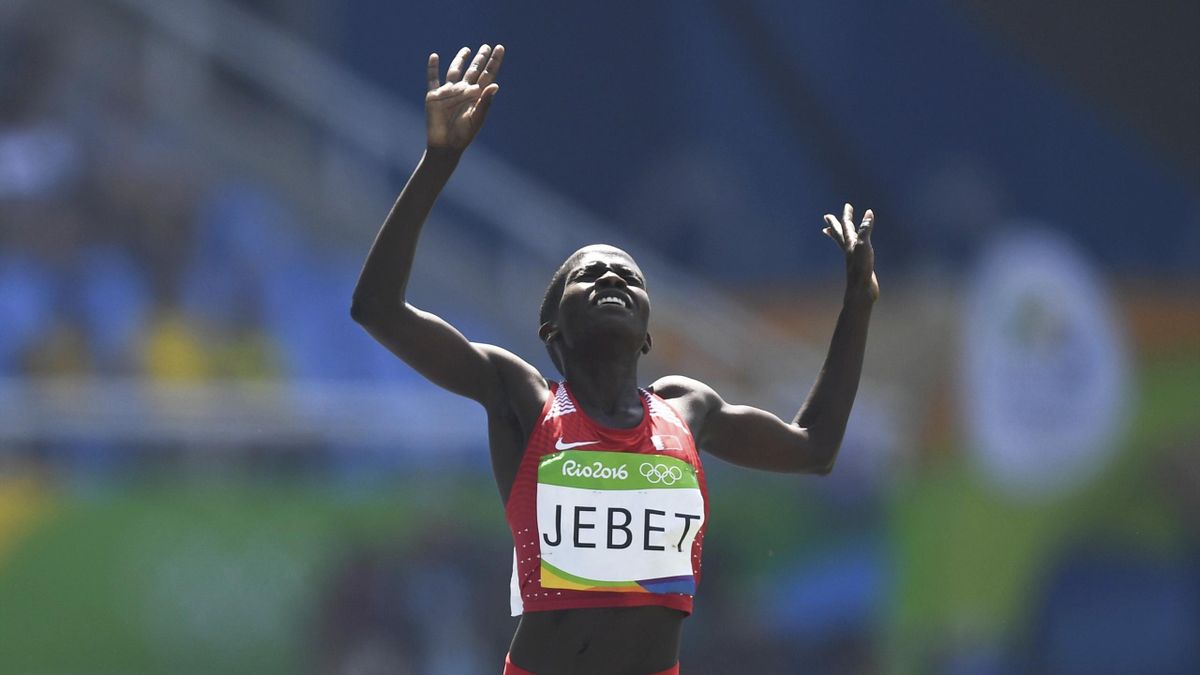 Bahrain's Ruth Jebet win 3,000m steeplechase gold - Eurosport