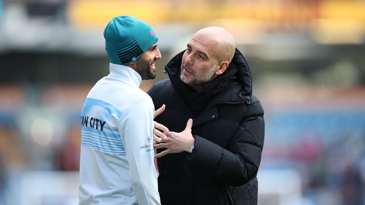 Pep Guardiola et Riyad Mahrez : entre éloge et reproche, une idylle ...
