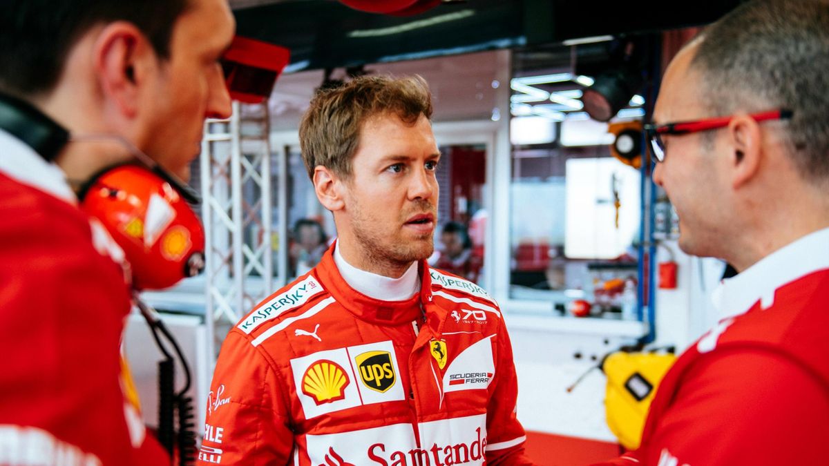 Sebastian Vettel trouve la Ferrari SF70H "immense et rapide" - Eurosport