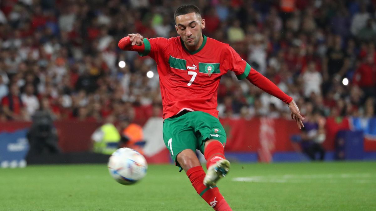 VIDEO : Le lob sensationnel d'Hakim Ziyech avec le Maroc face à la ...