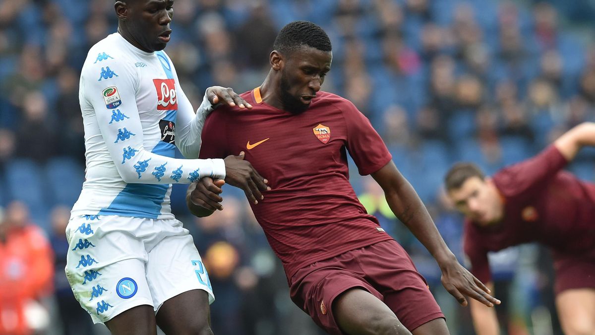 Antonio Rüdiger vom AS Rom soll ein Transfer-Wunsch von Inter Mailand ...