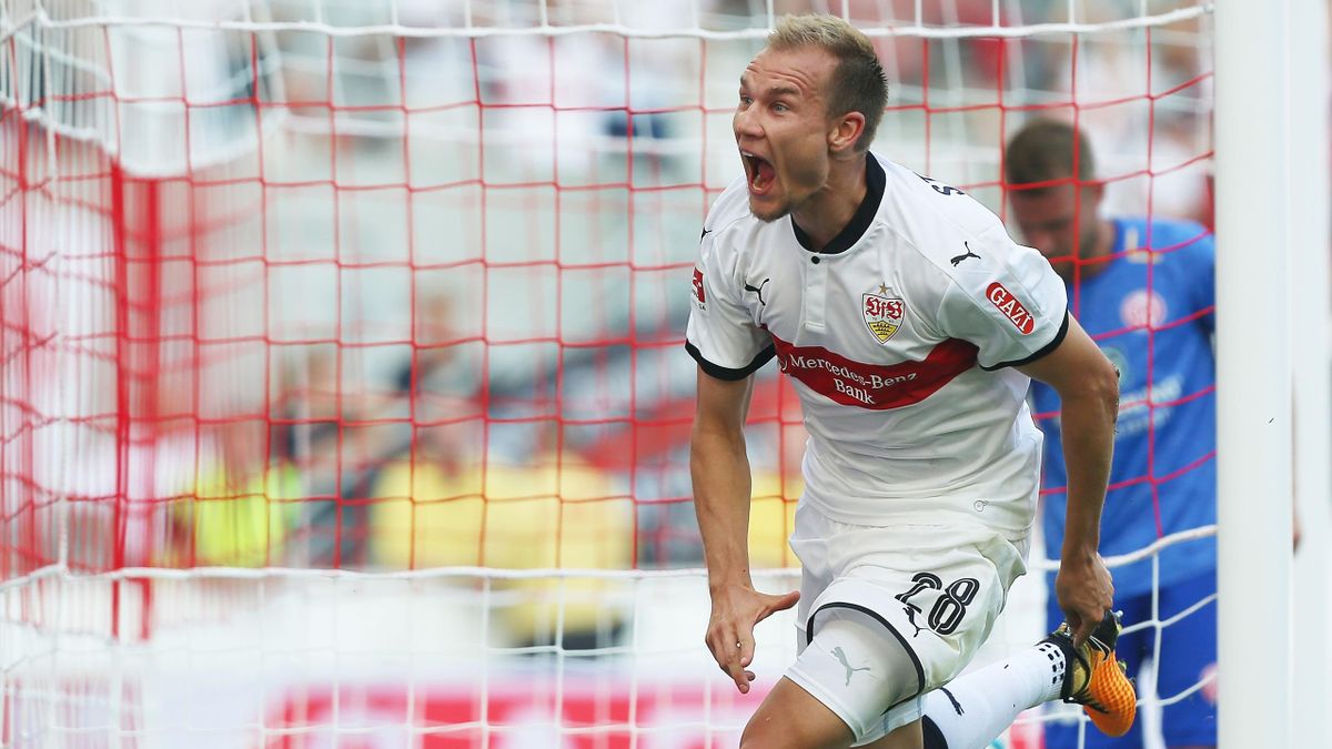 VfB Stuttgart schlägt Mainz 05 zuhause, Tor durch Holger Badstuber ...