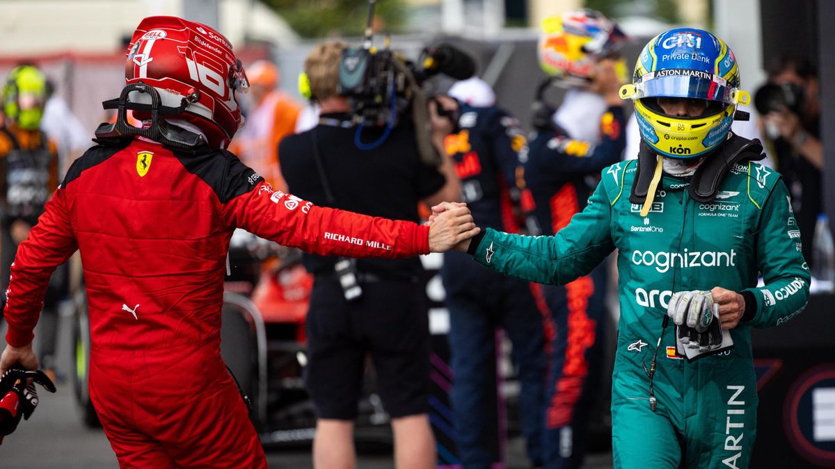 Großer Preis von Monaco: Fernando Alonso von Aston Martin und Ferrari ...