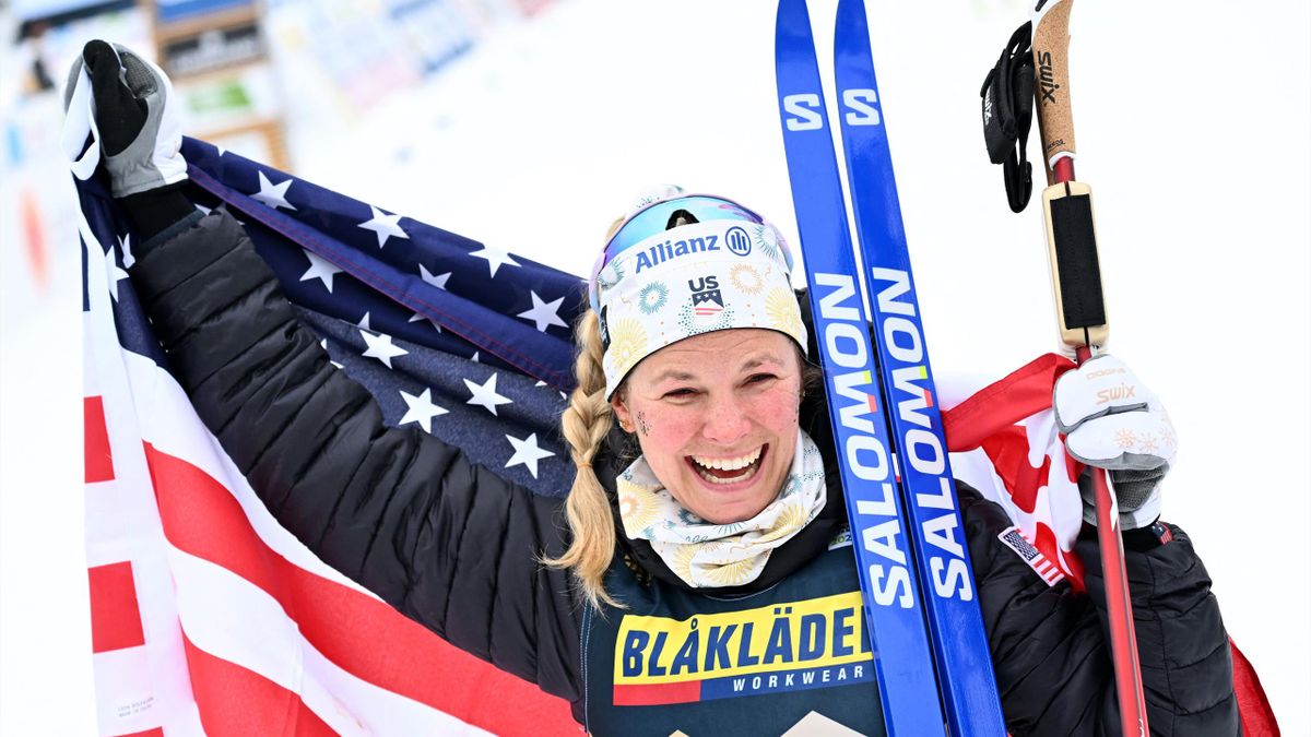 Diggins sikret historisk VM-gull: – Klarte ikke stoppe å gråte - Eurosport