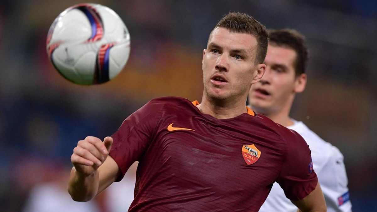 Edin Dzeko (AS Rome) absent contre la Juventus - Eurosport