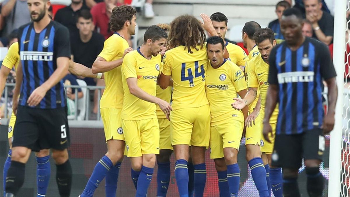 Il Chelsea supera l'Inter ai rigori: 6-5 dopo l'1-1 firmato Pedro e ...