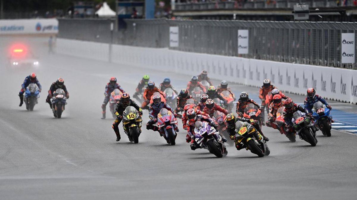 MotoGP: elmosta az eső Quartararo előnyét, Bagnaia ismét visszavágott ...