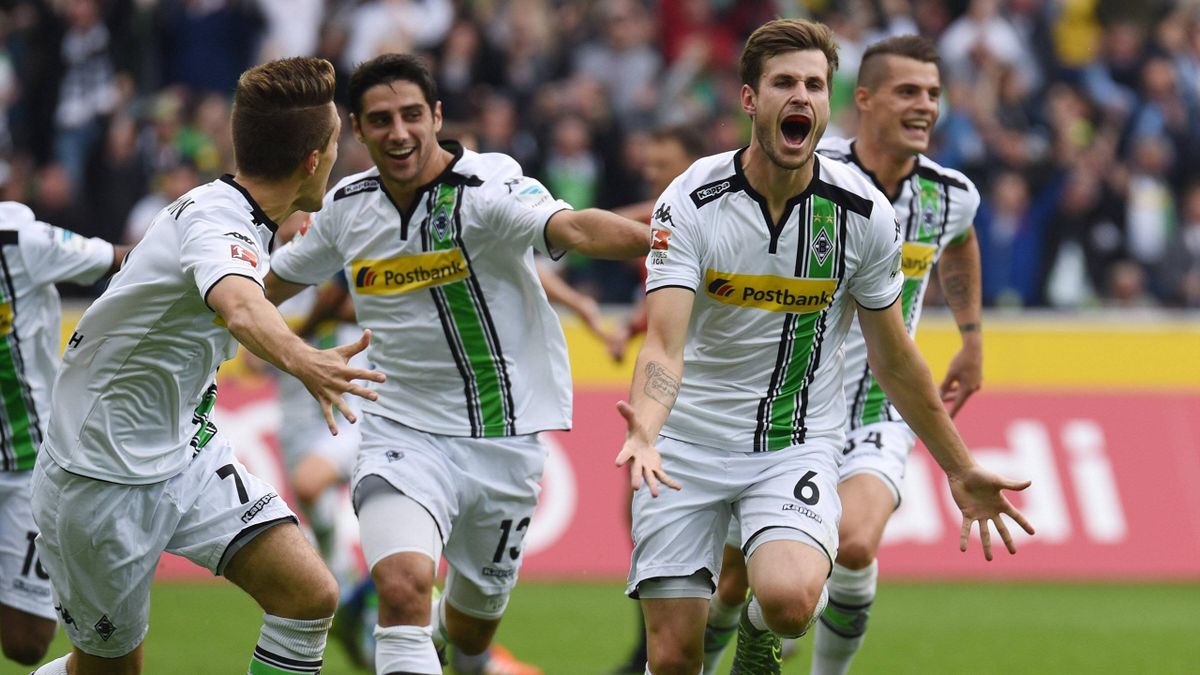 Borussia Mönchengladbach gewinnt gegen den VfL Wolfsburg in der ...
