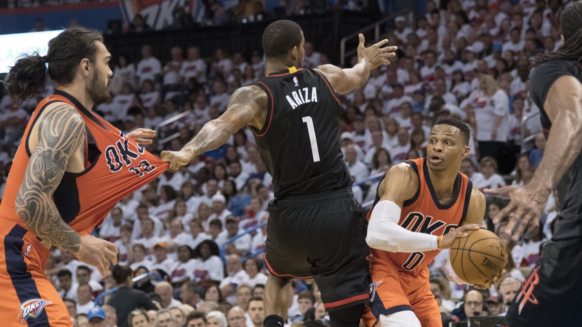 La combinaison Adams-Westbrook, Gobert en puissance : le Top 5 de la ...