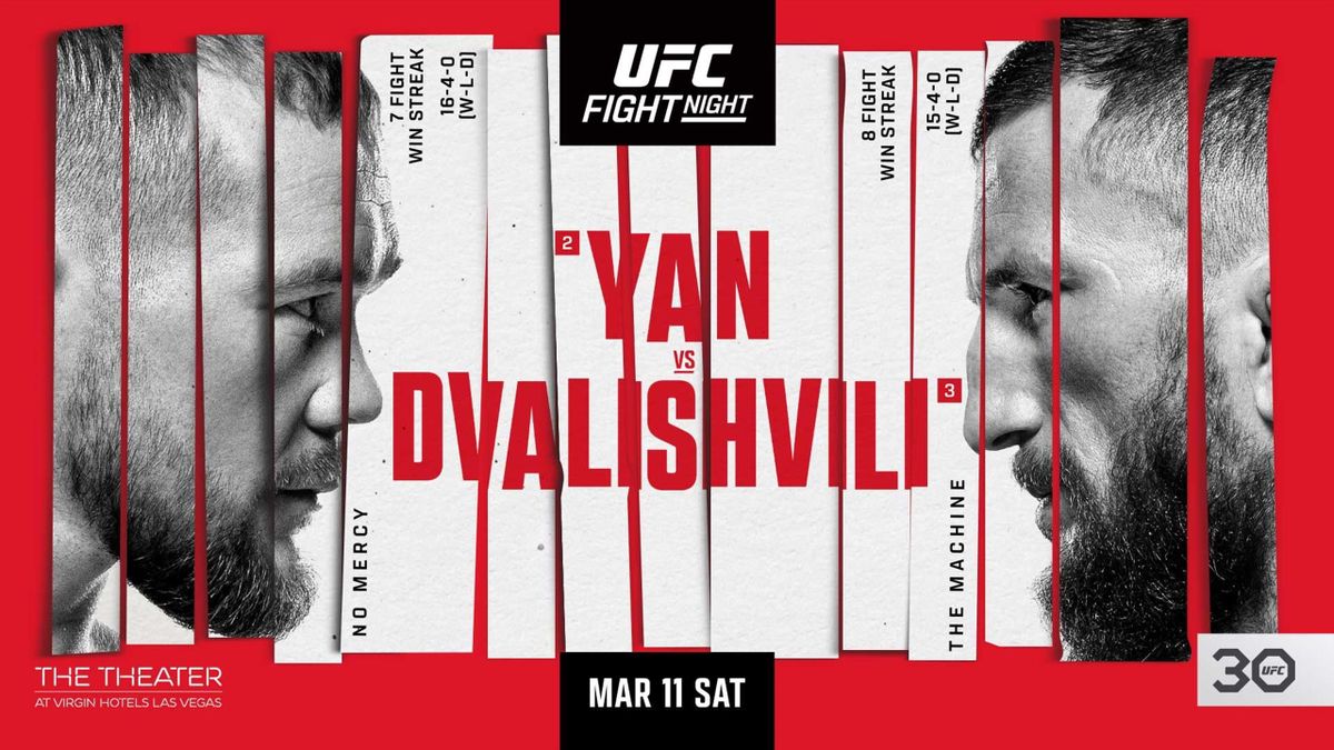 UFC Las Vegas | Yan vs. Dvalishvili uitslagen - Eurosport