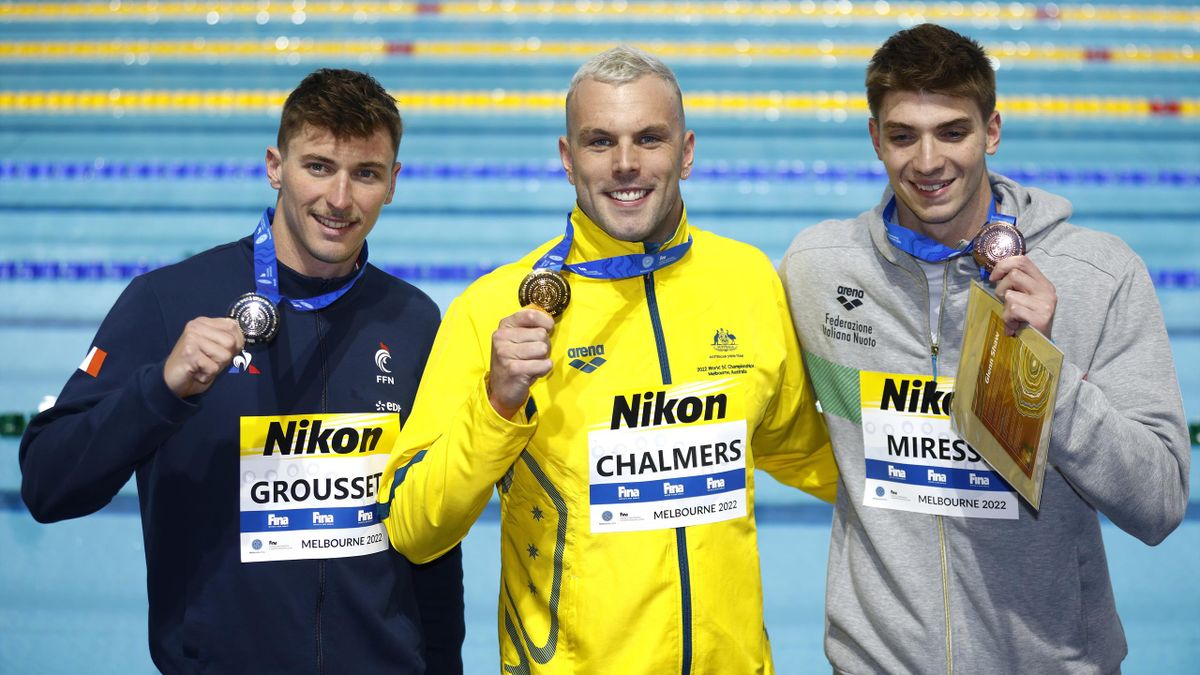 Mondiaux natation petit-bassin : Maxime Grousset décroche l'argent sur ...