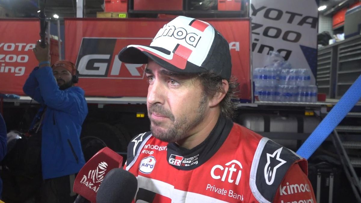 Fernando Alonso, en modo Le Mans en el Dakar: "Adelanté como a 60 ...