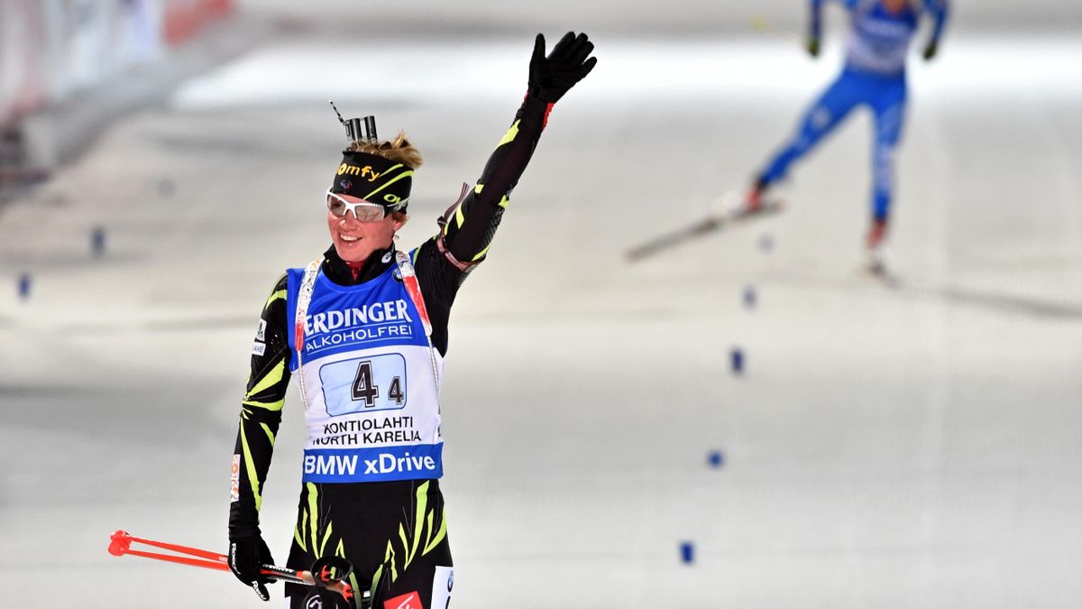 Marie Dorin Habert picks up first World Cup win of season - Eurosport