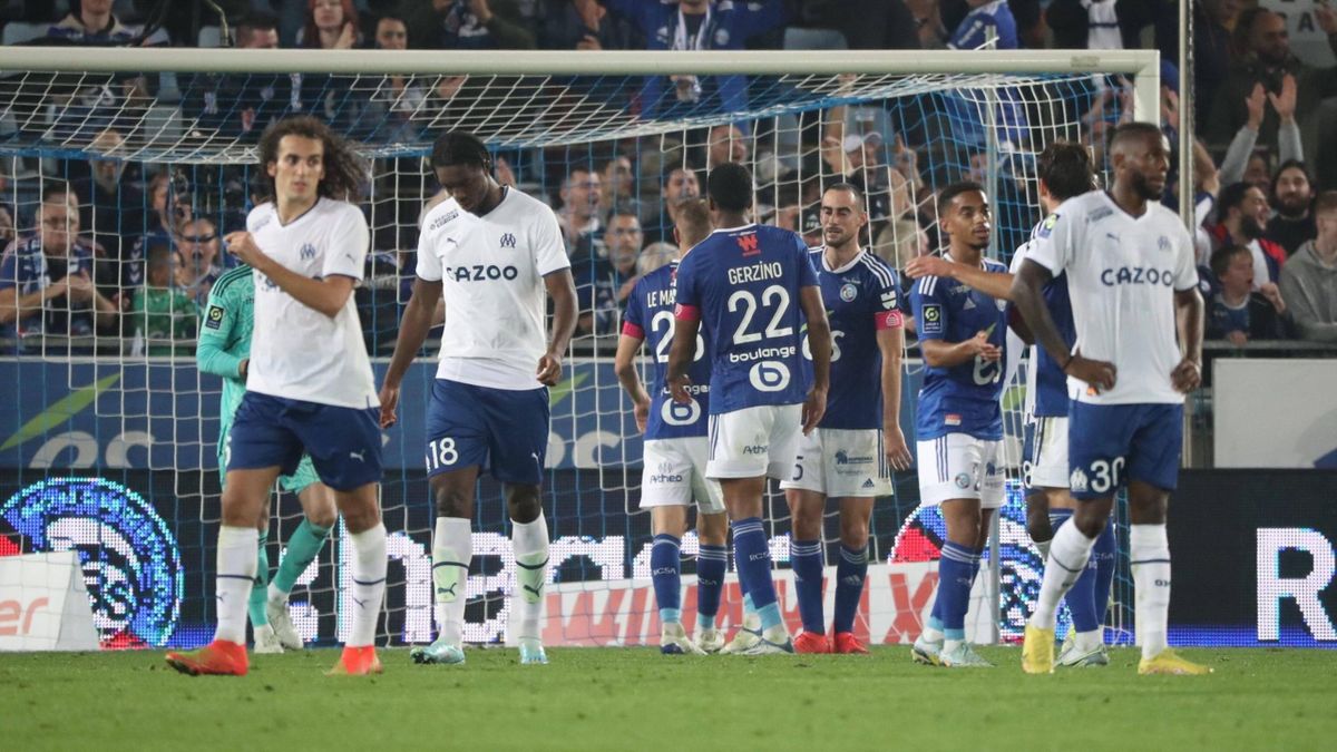 Les Marseillais abattus après le nul à Strasbourg : "C'est comme si on ...