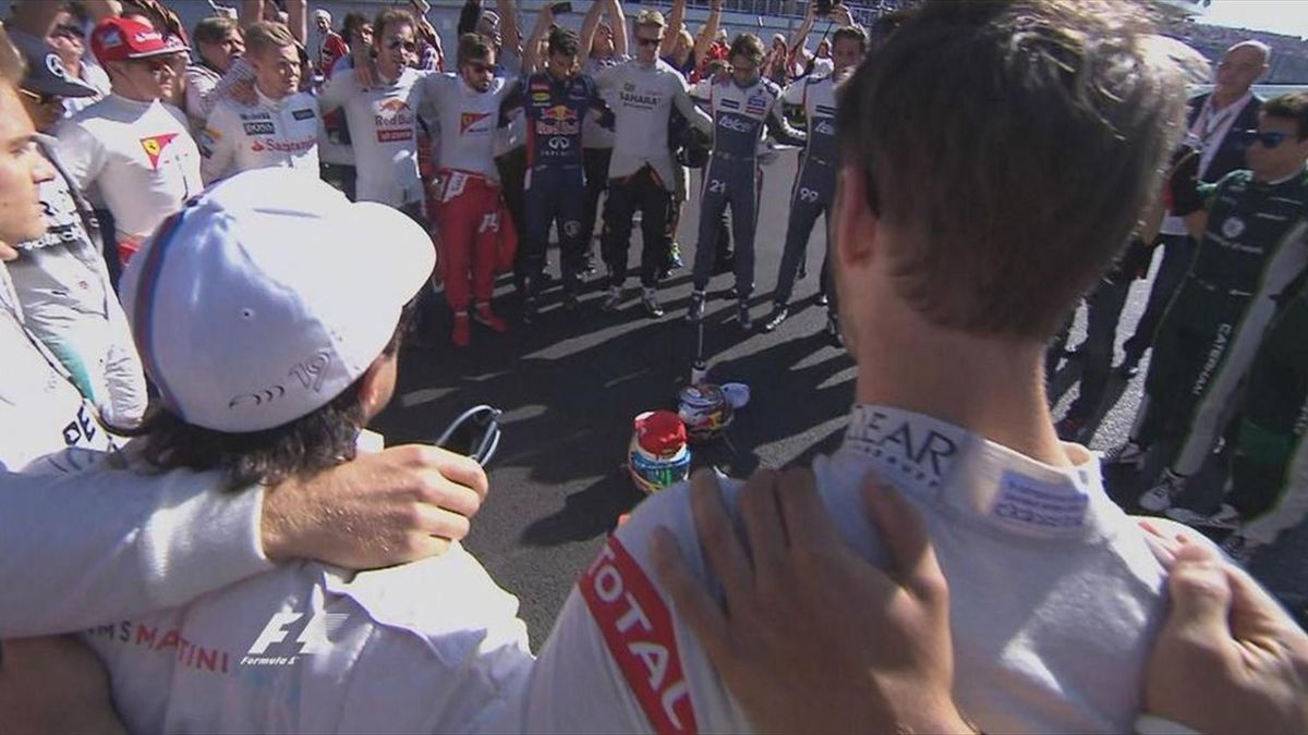 Los pilotos, unidos para homenajear a Bianchi - Eurosport