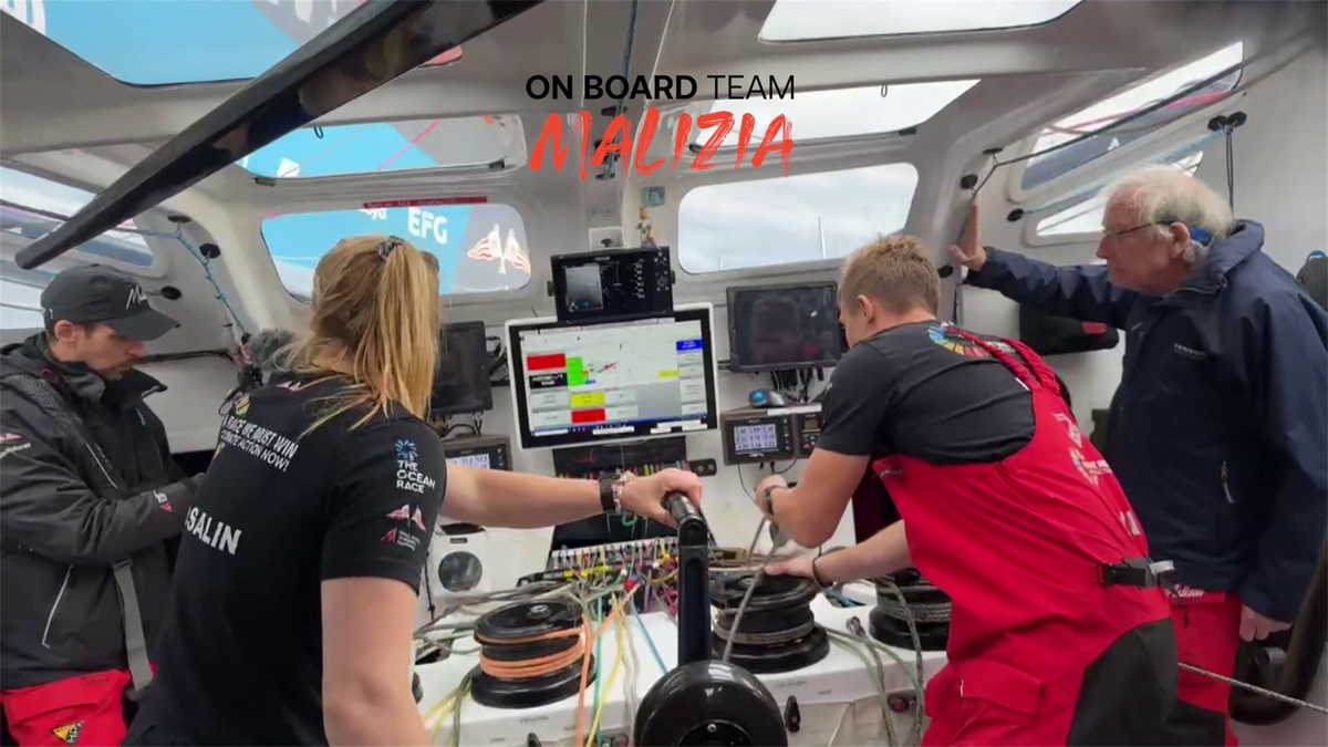 The Ocean race | Team Malizia wordt gek van geluid - "Alsof je wilt ...