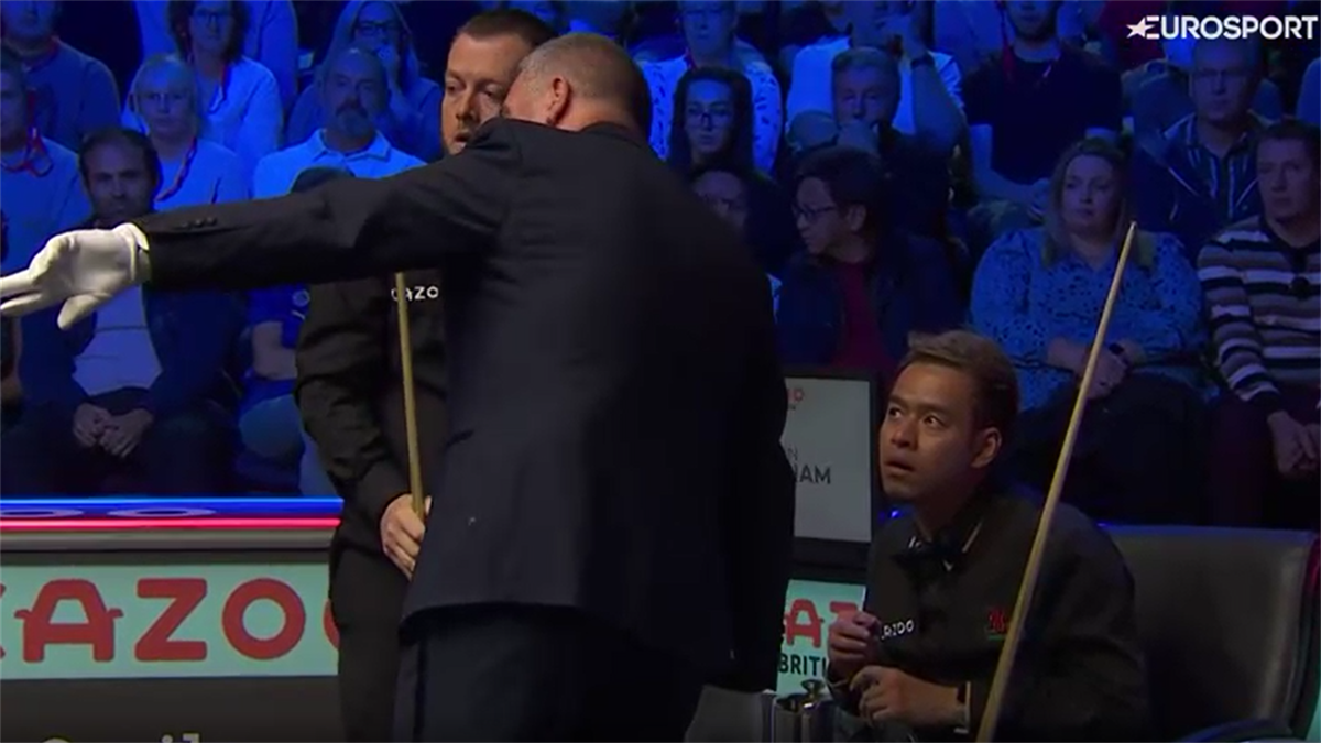 Snooker. Błąd sędziego w meczu Mark Allen - Noppon Saengkham w 1/2 ...