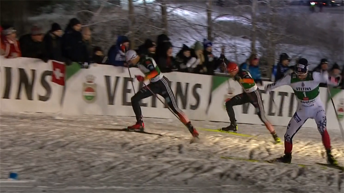 Weltcup in Ruka: Johannes Rydzek, Julian Schmid und Vinzenz Geiger ...