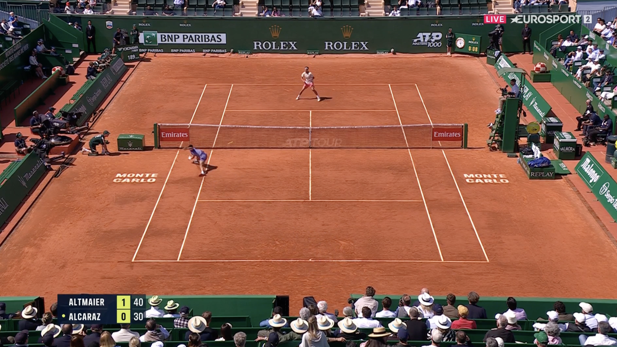 Masters 1000 de Monte-Carlo - Carlos Alcaraz, vainqueur d'Altmaier 6-3 ...