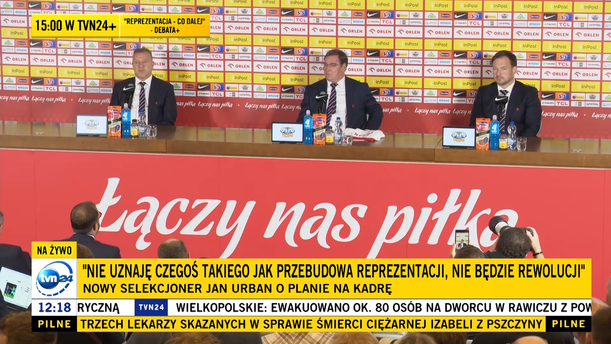 Jan Urban zaprezentowany jako nowy selekcjoner reprezentacji Polski ...