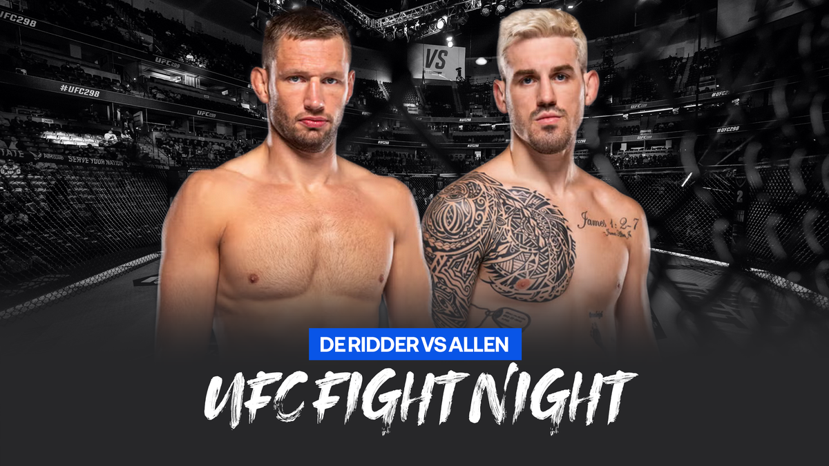 UFC Fight Night: De Ridder vs Allen - Quando e dove vederla in tv e ...