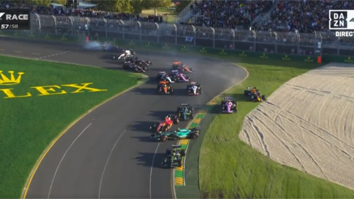 F1 - GP Australia 2023 | VÍDEO: El accidente entre Sainz y Alonso tras ...
