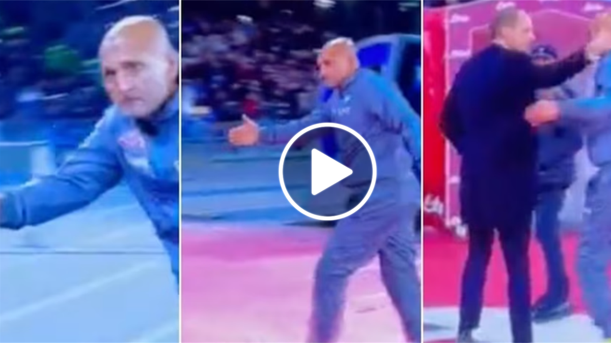 Spalletti Insegue Allegri Il Video Della Stretta Di Mano Al Termine Di