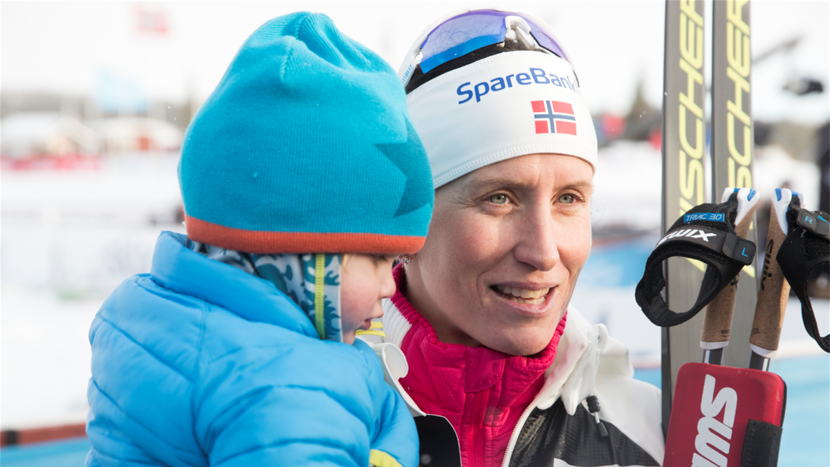 Suverene Bjørgen fikk seierskos av sønnen: – Håper hun snart får en ...