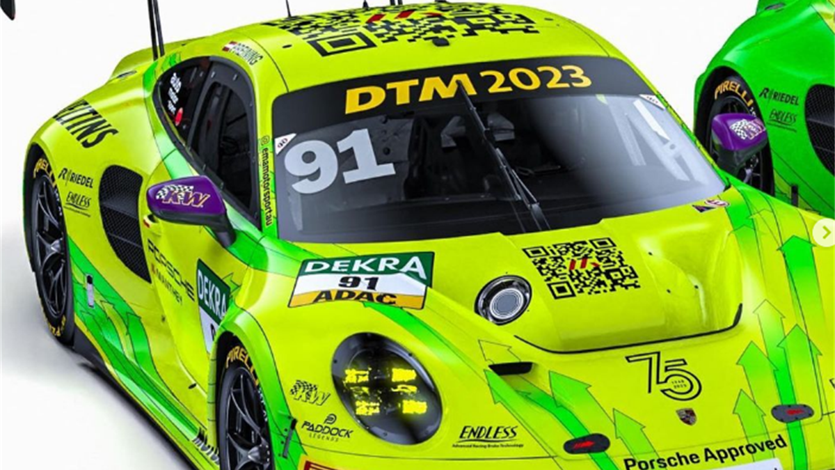 Porsche-Design präsentiert: Manthey EMA bringt "Grello" in die DTM ...