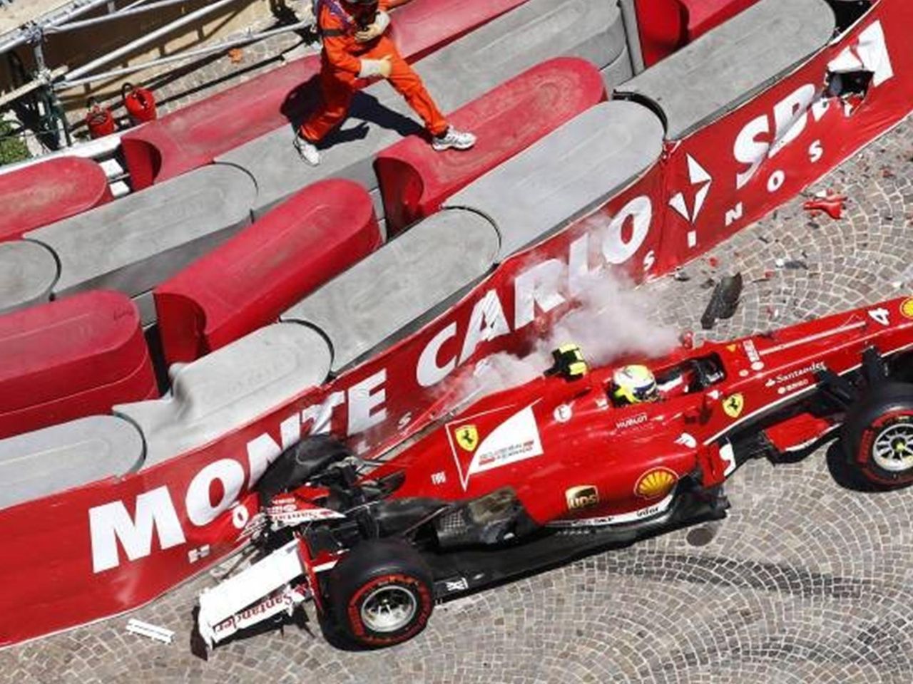 Felipe Massa Crash