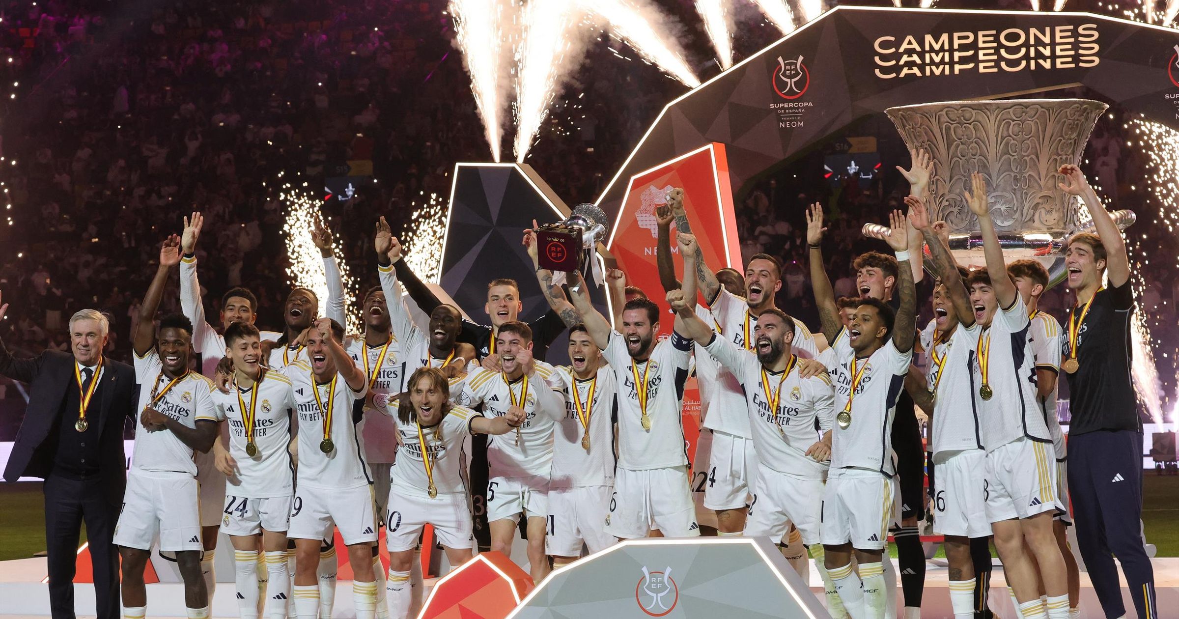 Supercopa de España 2024 | Resumen Real Madrid-Barcelona: Pasillo al ...