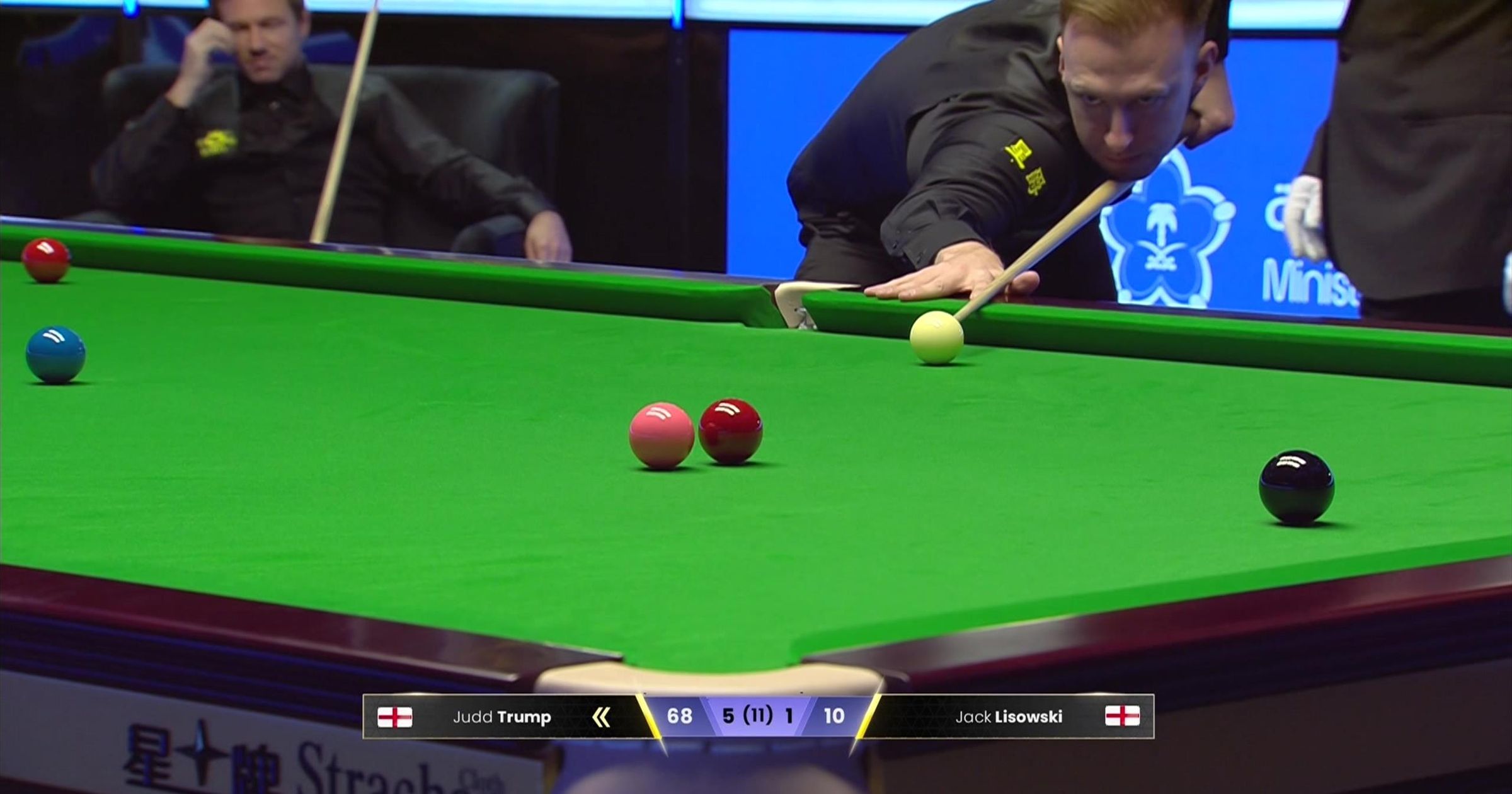 Snooker - Saudi Arabia Masters: Judd Trump macht Sieg gegen Jack ...