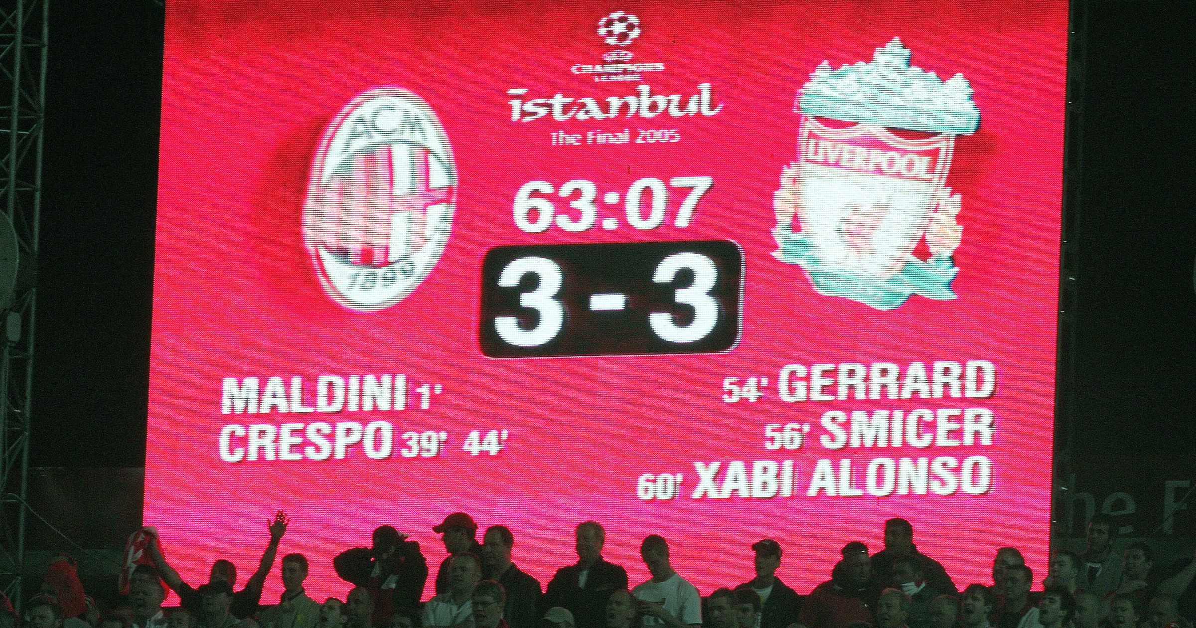 Prédiction, six minutes, enfer : On a revu la finale légendaire Milan ...