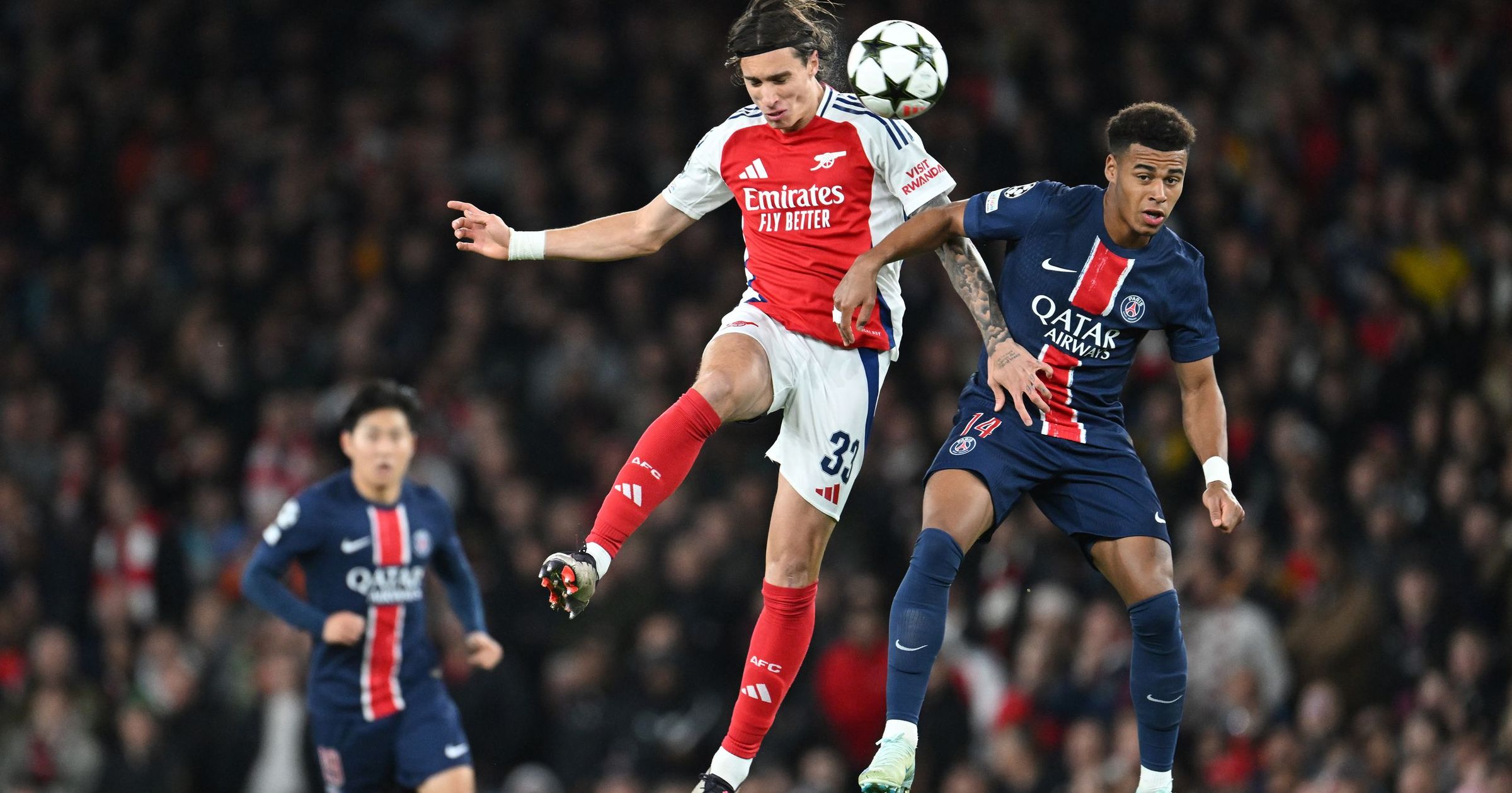 Liga Mistrzów 2024/25. Arsenal Londyn z cennym zwycięstwem nad PSG ...