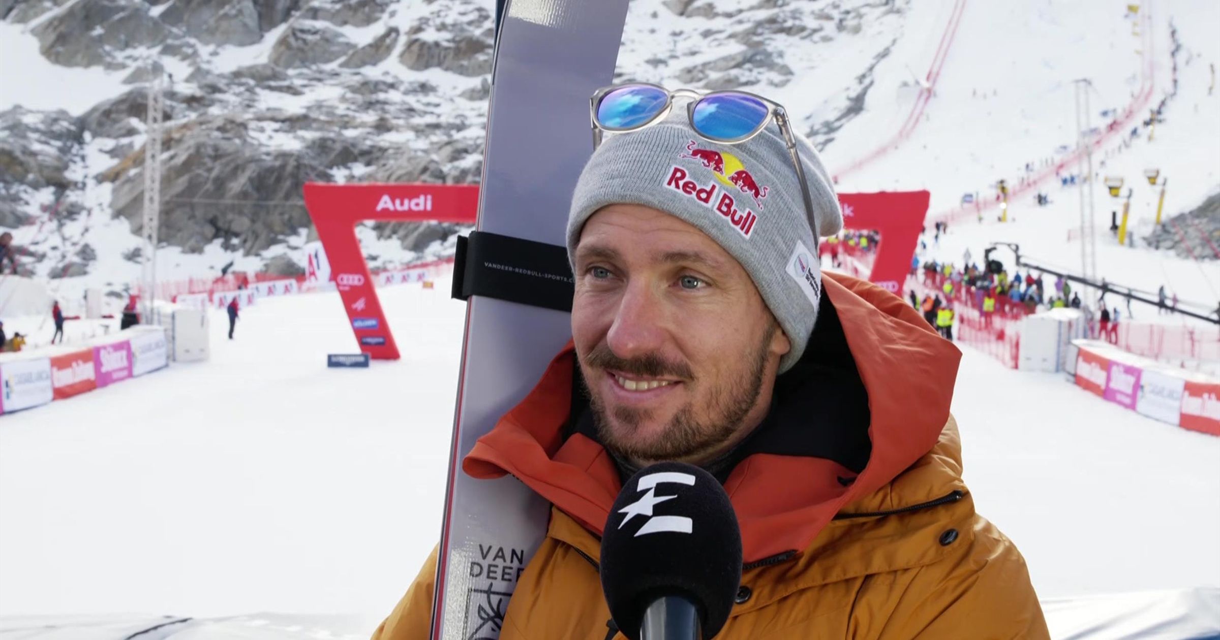 Marcel Hirscher nach dem Riesenslalom in Sölden: "Einer der ...