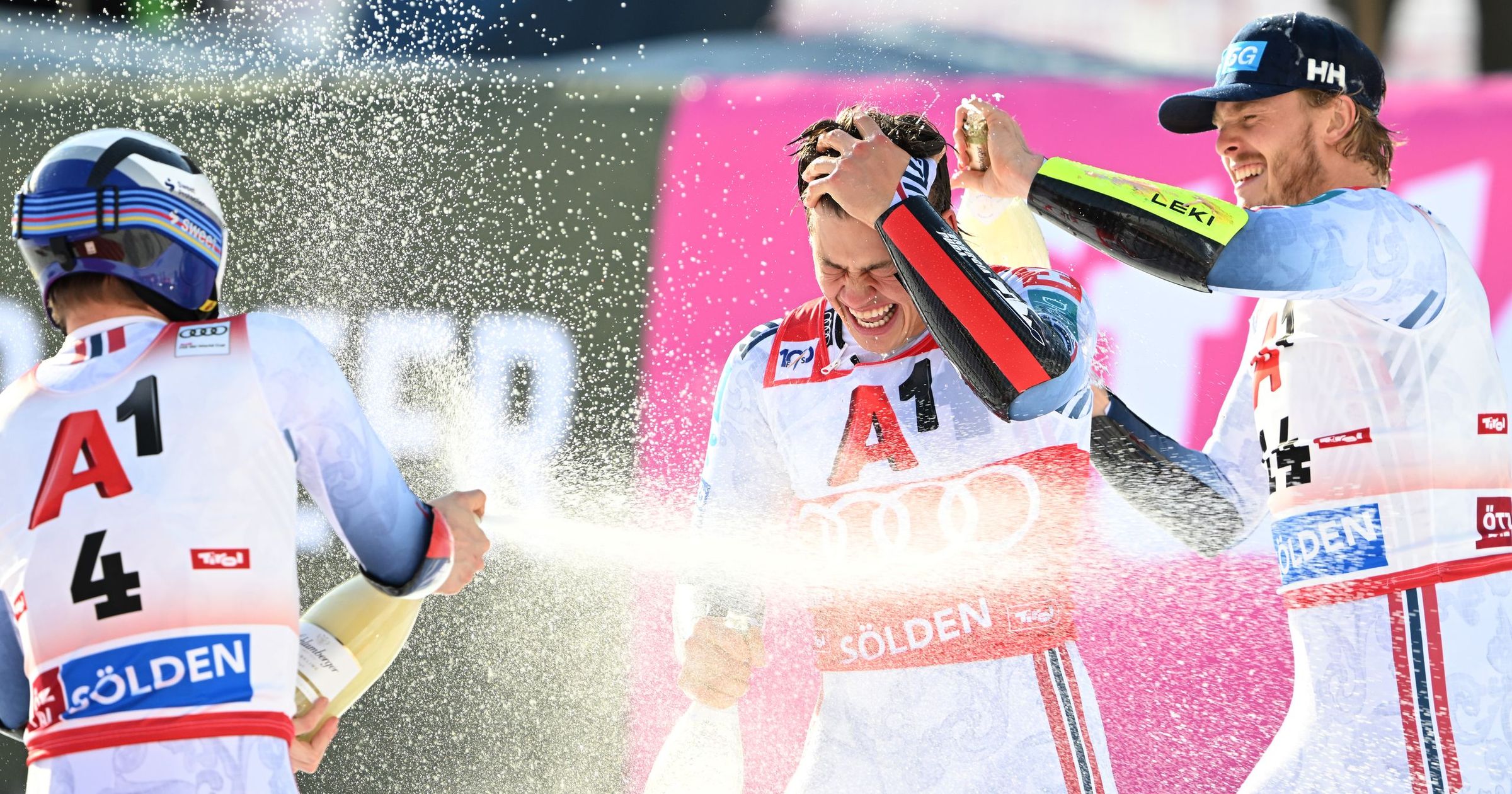 Alexander Steen Olsen wygrał slalom gigant w Soelden - Eurosport
