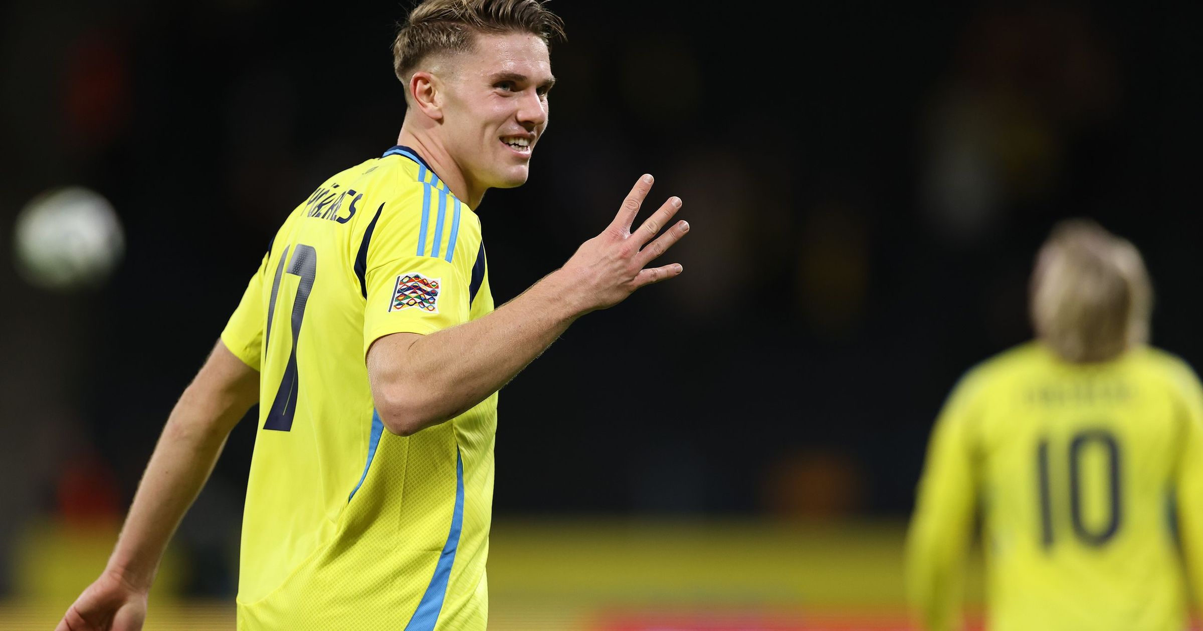 Viktor Gyokeres erzielte im Spiel gegen Aserbaidschan vier Tore. Der ...
