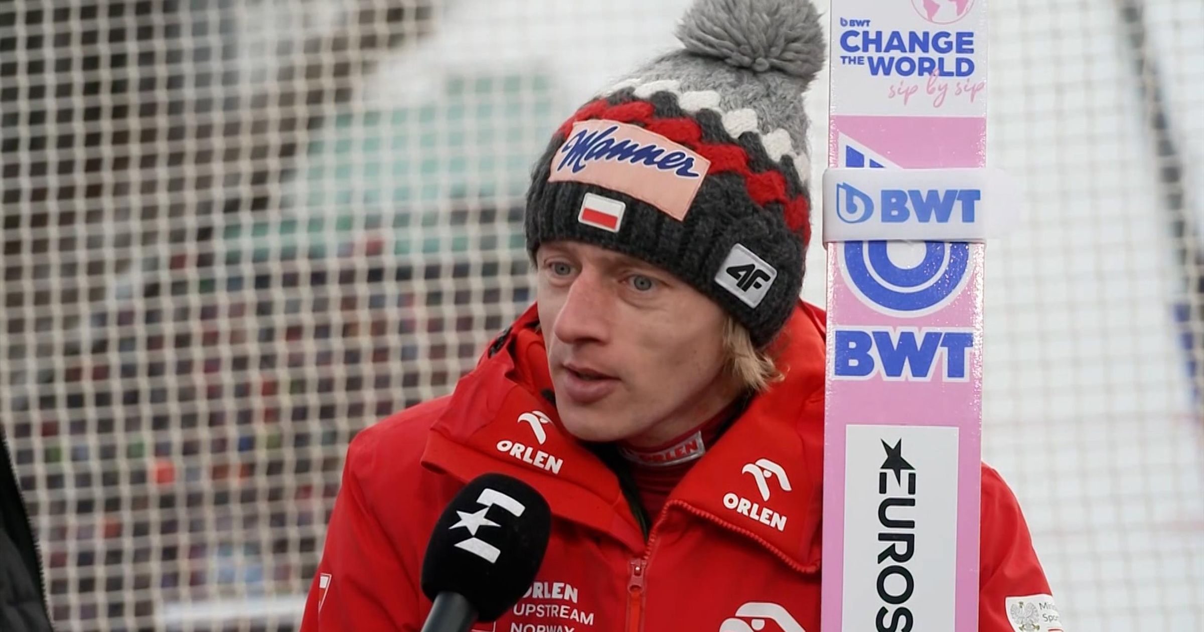 Dawid Kubacki po sobotnim konkursie Turnieju Czterech Skoczni w ...