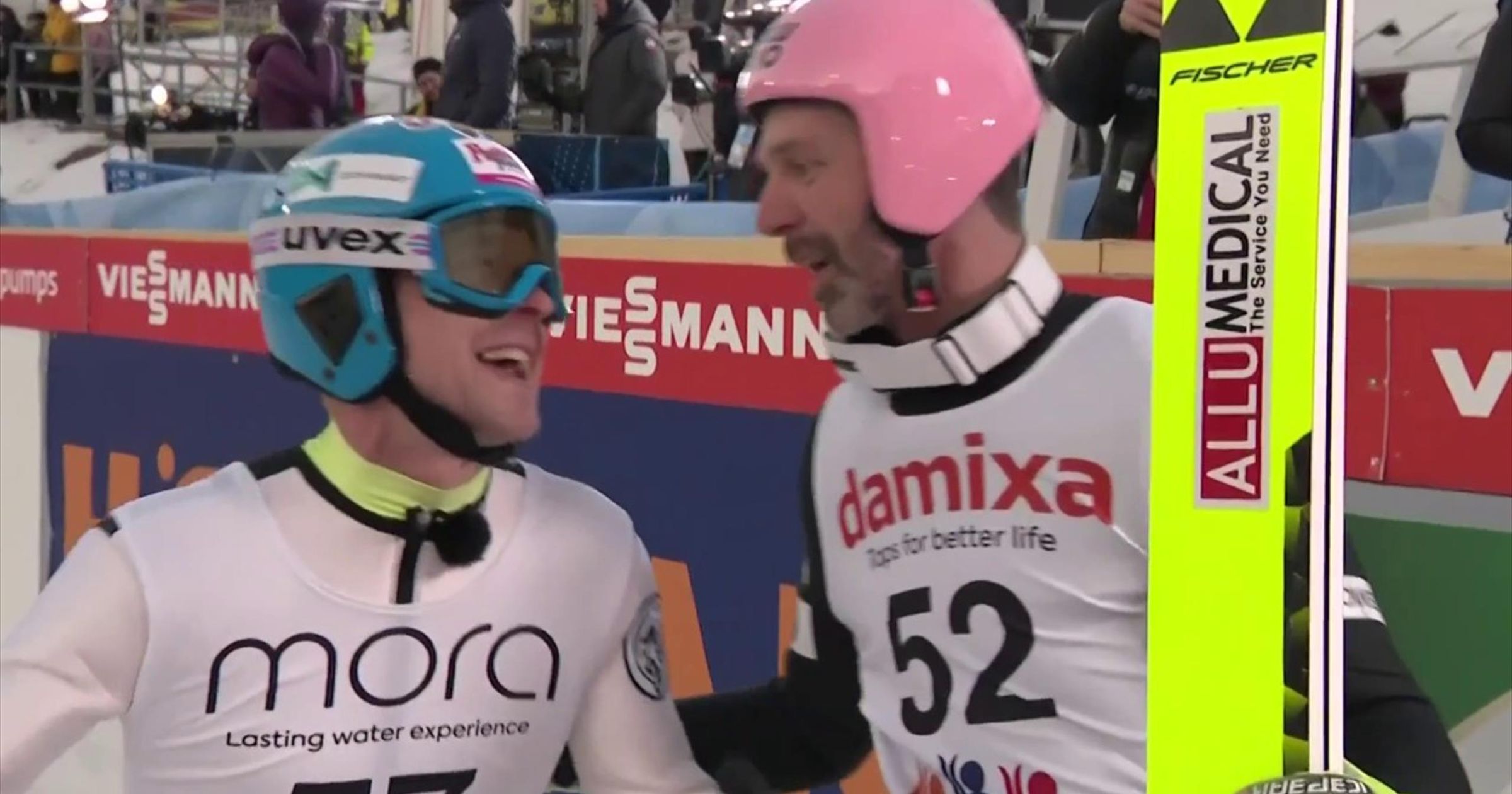 Lahti: Janne Ahonen und Toni Nieminen feiern Show-Comeback vor ...