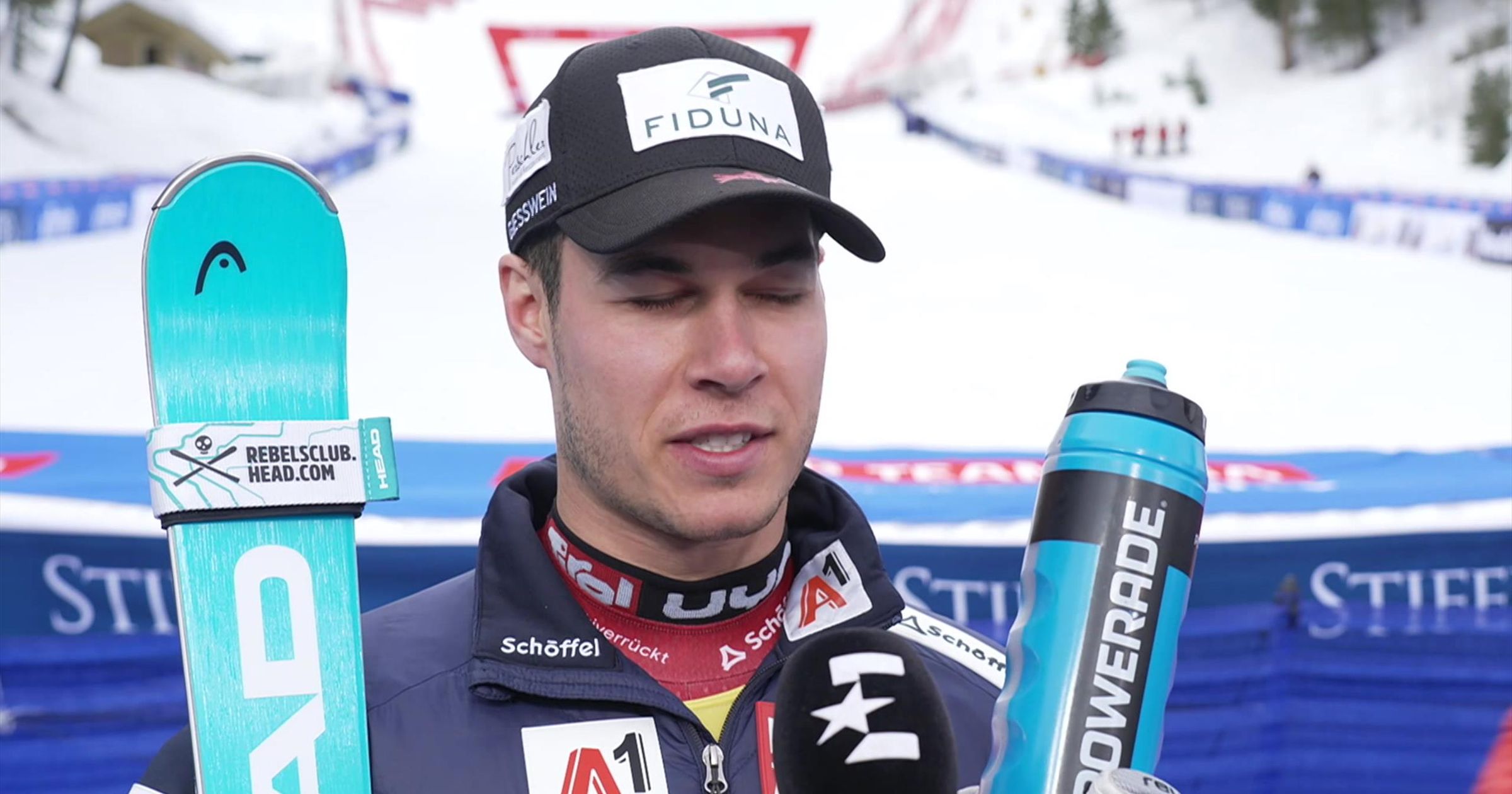 Lukas Feurstein nach Premieren-Sieg im Super-G beim Weltcupfinale ...
